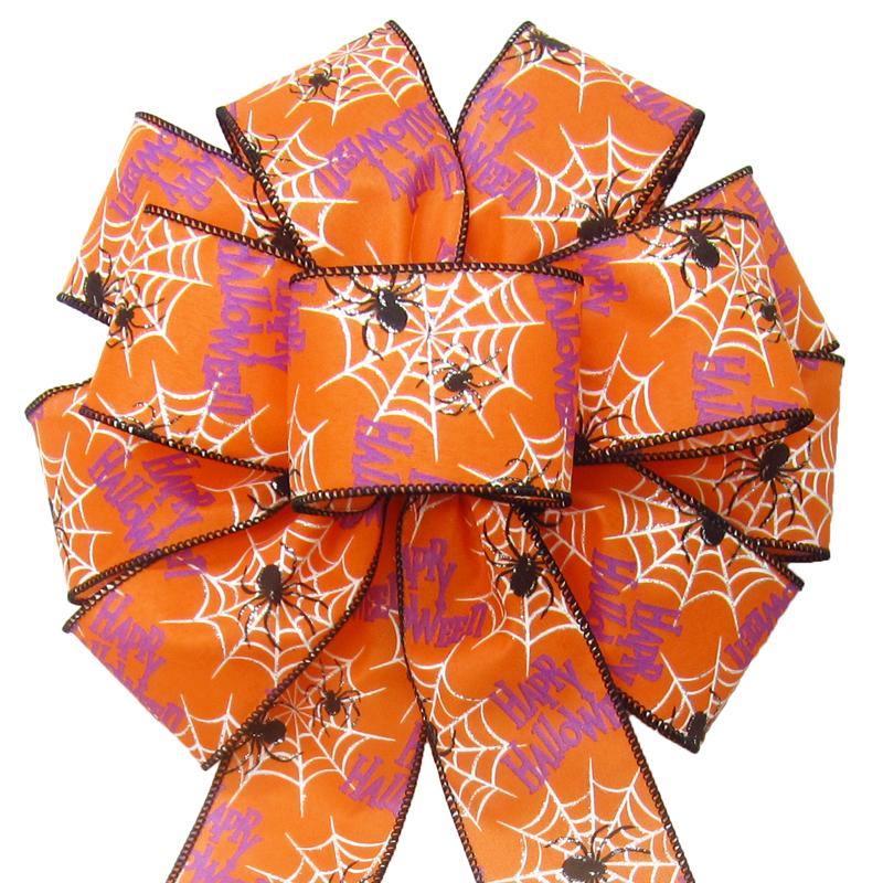 Halloween Bows - Fall Wreath Bows - Bows for Halloween Decorating
