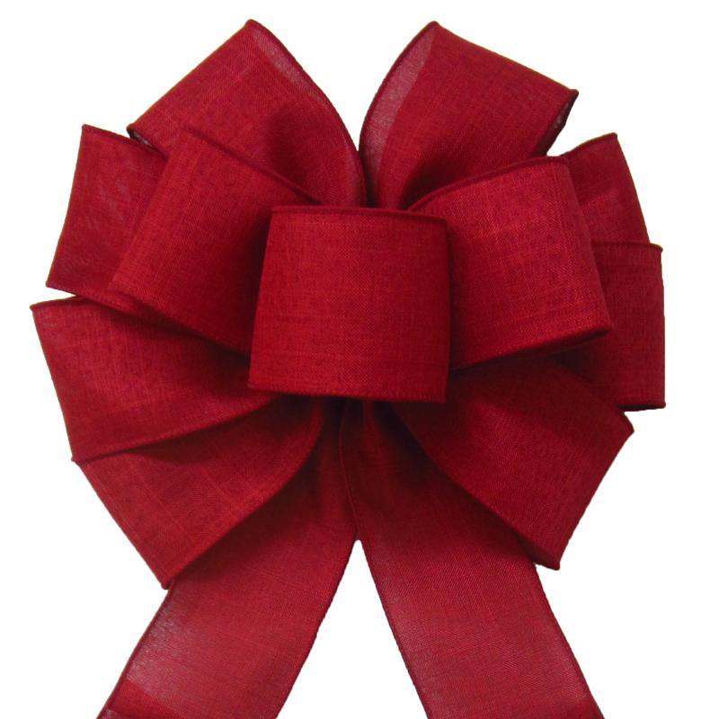 Natural Bows | Linen Bows | Wedding Bows | Rustic Linen Bows